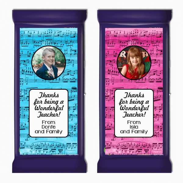 Personalised Music Teacher Gifts | Printed with Name & Photo - Katie J ...