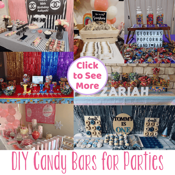 Sweet DIY Candy, Treat, & Lolly Bars for Parties - Katie J Design and ...