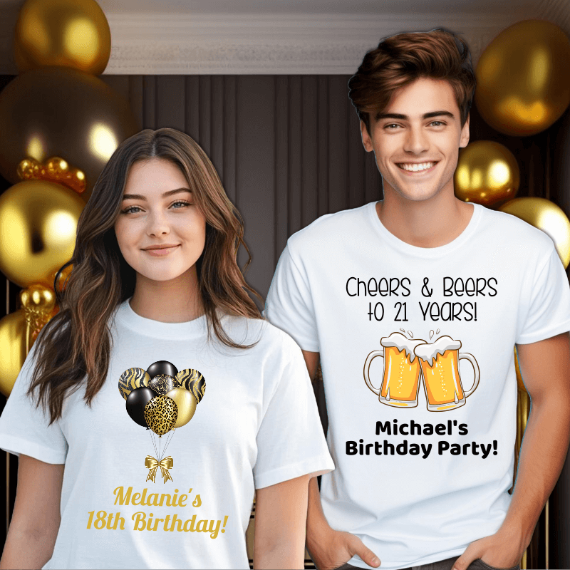 Custom Party Apparel - Celebrate in Style! - Katie J Design and Events