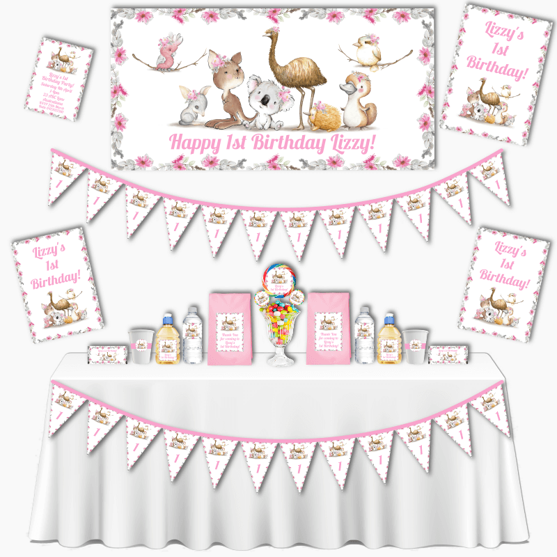 Australiana Party Decorations | Aussie Animals & Eucalyptus - Katie J ...