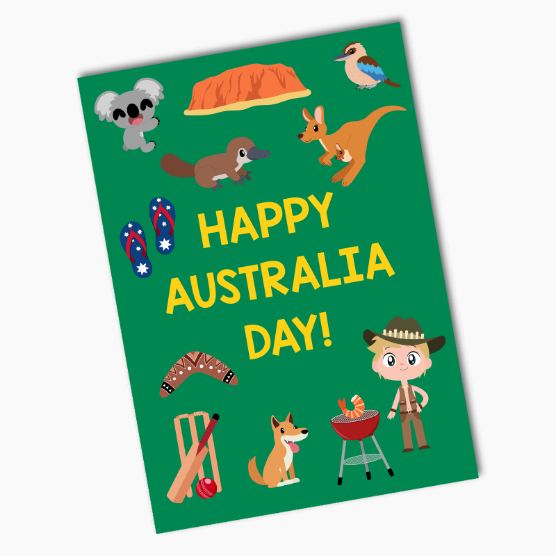 Fun "Aussie Character" Australia Day Party Supplies & Decor - Katie J ...