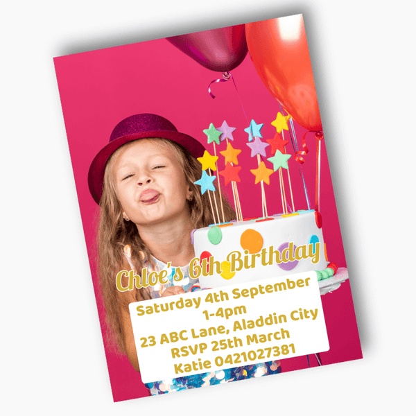 "Create Your Own" Party Invitations | Custom Printed - Katie J Design ...