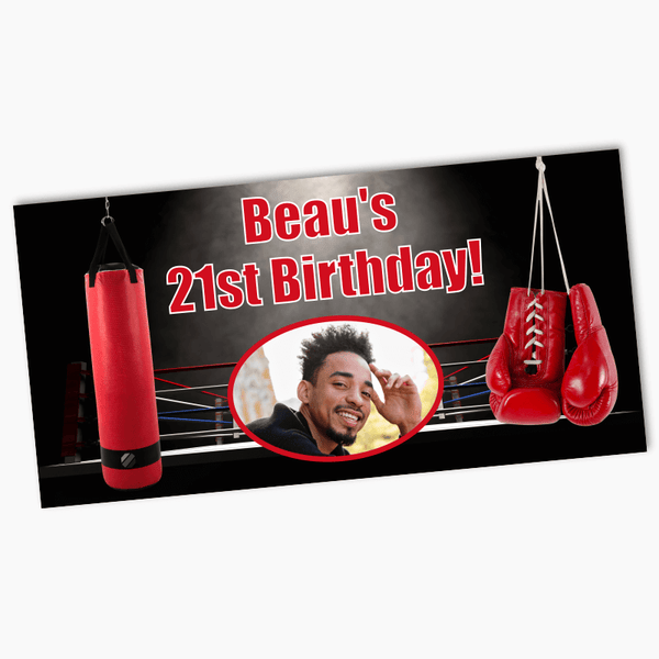 Custom Boxing Photo Banners - Perfect for Birthdays! - Katie J Design ...