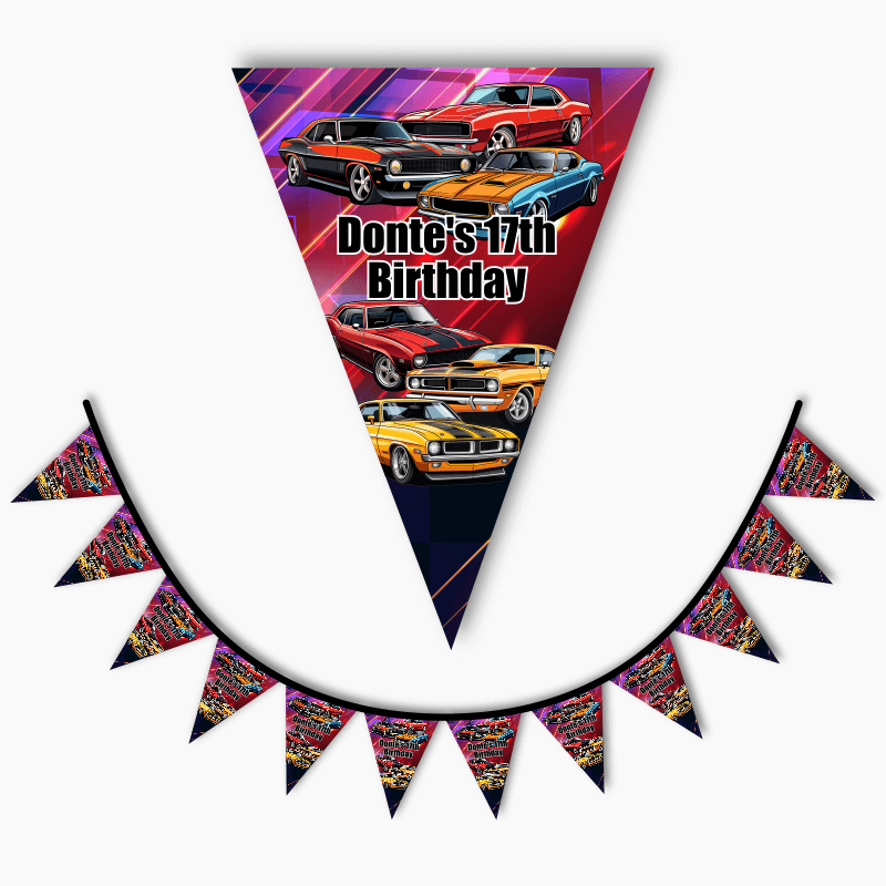 Muscle Car Party: Personalised Supplies for a Thrilling Ride - Katie J ...