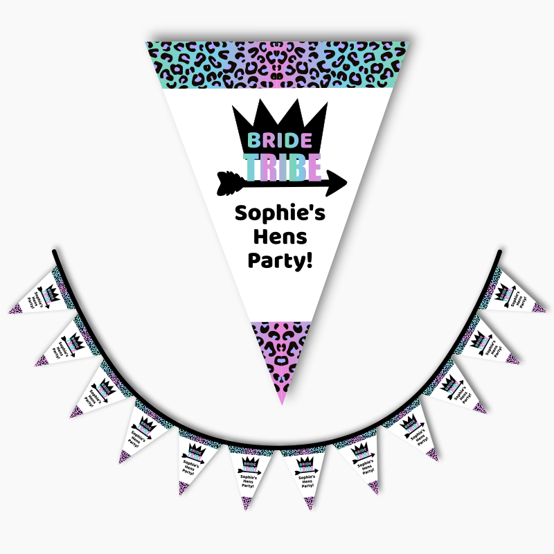 Gorgeous Custom Rainbow "Bride Tribe" Hens Party Supplies - Katie J ...