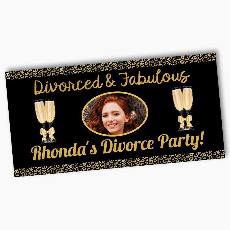 "Divorced and Fabulous" | Elegant Custom Party Supplies - Katie J ...