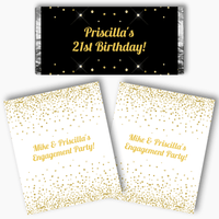 Personalised Mini Chocolate Labels | Custom Chocolate Wrappers - Katie ...