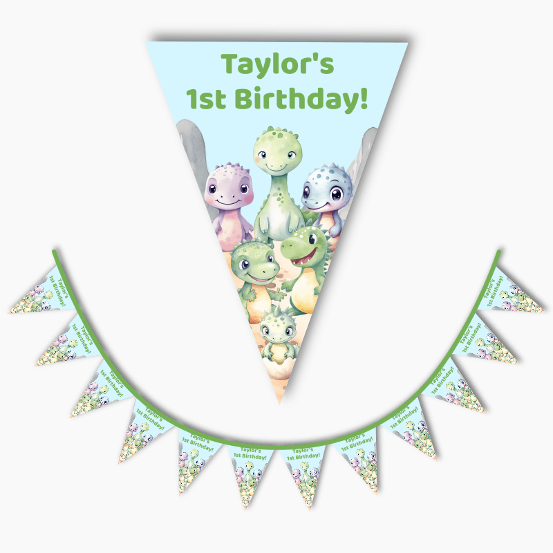 Unique Cute Dinosaur Party Decorations | Personalised Fun - Katie J ...