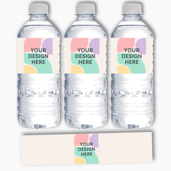 Print On Demand Water Bottle Labels Australia | Upload Design - Katie J ...
