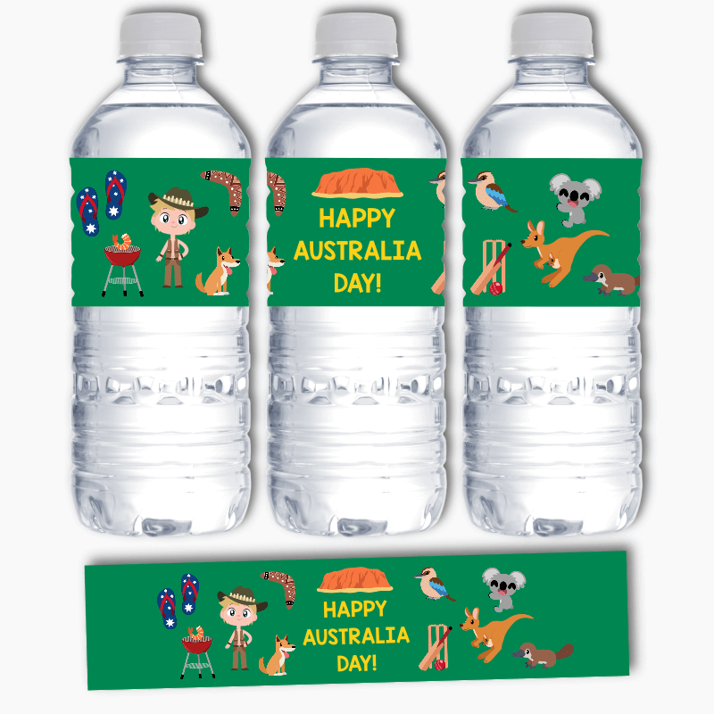 Fun "Aussie Character" Australia Day Party Supplies & Decor - Katie J ...