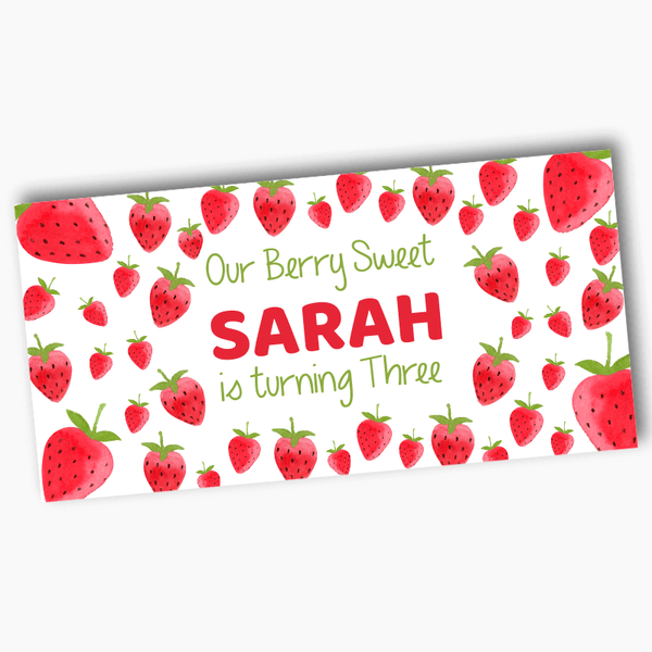 Whimsical Custom "Berry Sweet" Party Supplies and Favours - Katie J ...