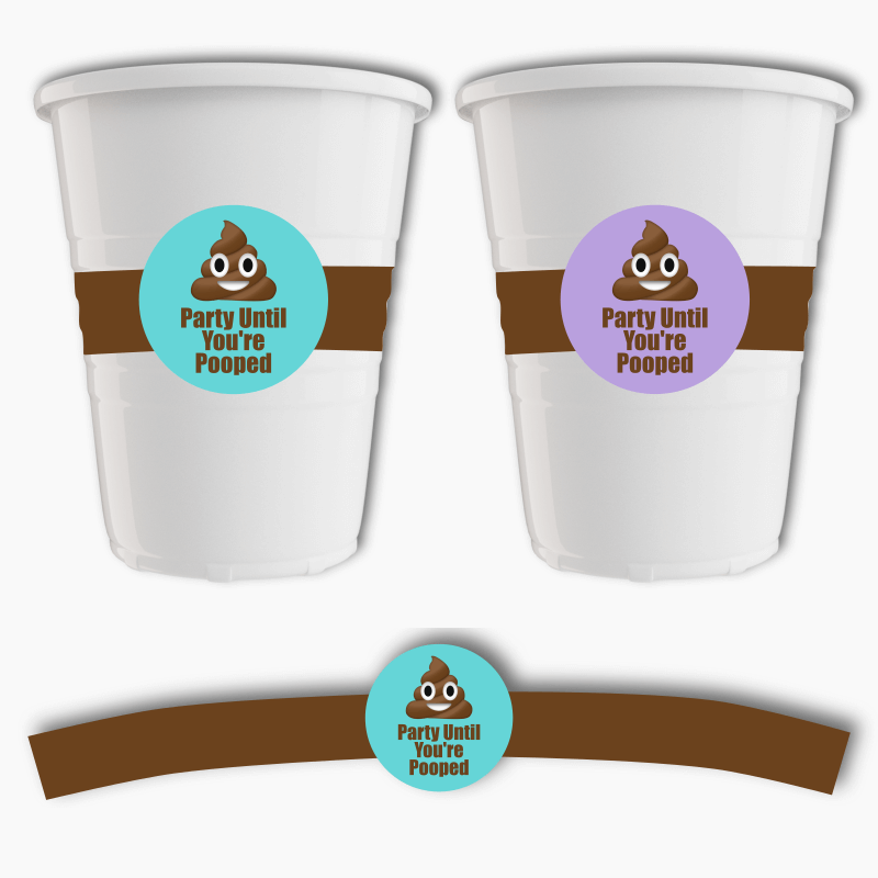 Awesome Custom "Poop Emoji" Party Supplies and Favours - Katie J Design ...