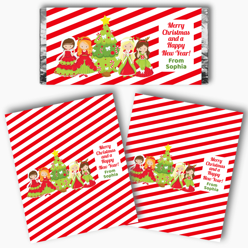 Princess Christmas Tags