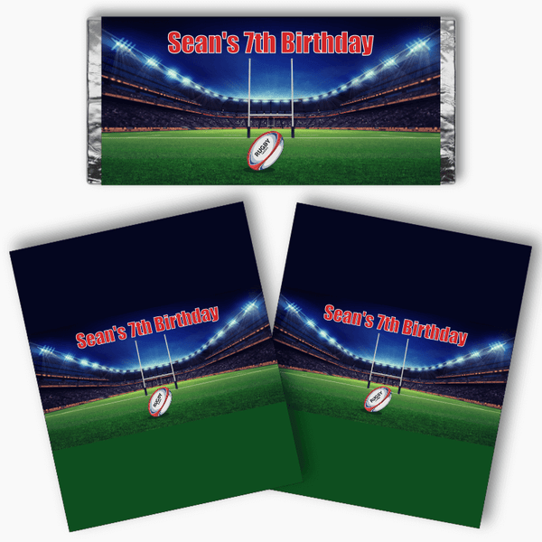 Unleash Your Team Spirit with Custom Rugby League Chocolate Labels ...