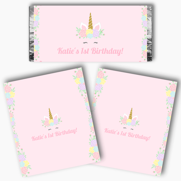 Personalised Mini Chocolate Labels | Custom Chocolate Wrappers