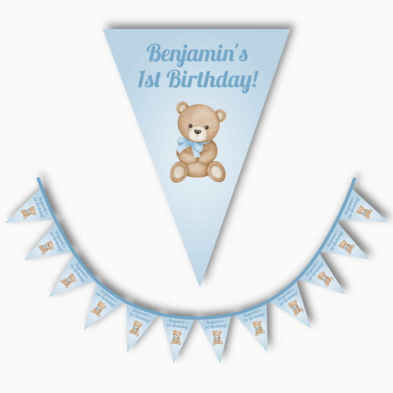 Sweet and Custom Teddy Bear Baby Shower Decorations - Katie J Design ...